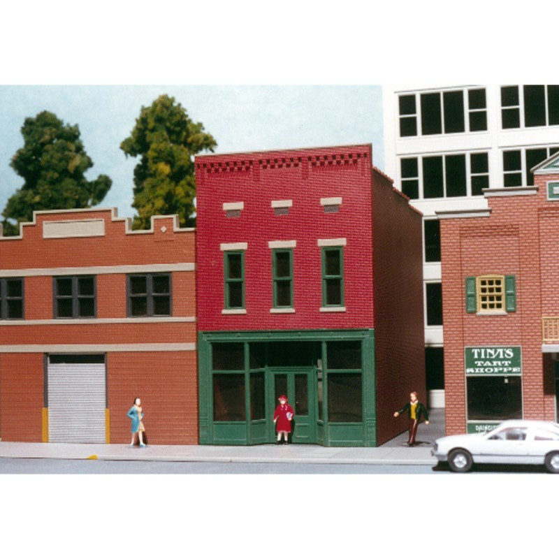Smalltown USA 6007 - Cab Company - HO Scale Kit - Midwest Model Railroad