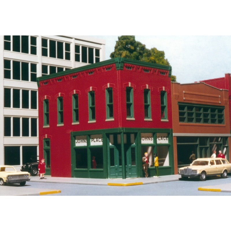 Smalltown USA 6007 - Cab Company - HO Scale Kit - Midwest Model Railroad
