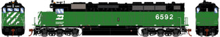 PRE-ORDER: Athearn Genesis 2000 - EMD SDP45 (DC Silent) Burlington Northern (BN) 6592 - HO Scale ...