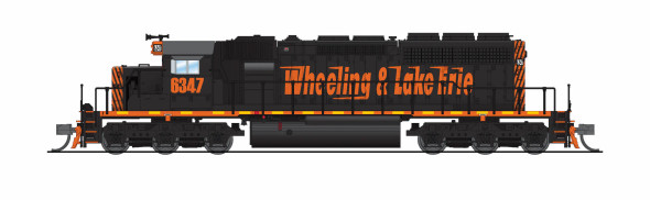 Broadway Limited 9472 - EMD SD40-2 (DCC and Sound) Wheeling and Lake Erie Railway (WLE) 6347 - N ...