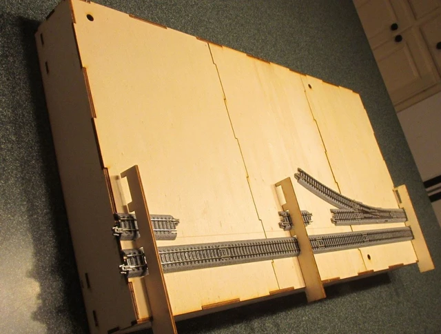 RslaserKits 3808 - T-Trak straight Module Double - N Scale Kit ...