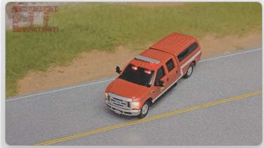 East Coast Circuits 202407 - Ford F-350 Pickup Truck Red Fire with Z ...