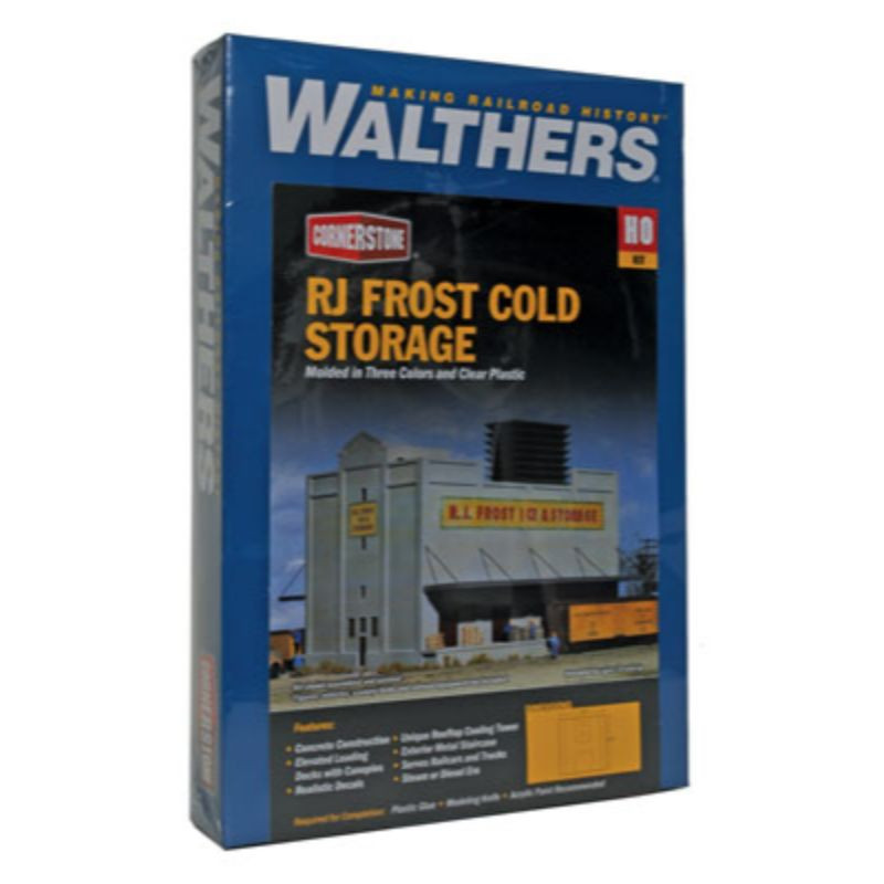 Walthers Cornerstone 933-3020 - RJ Frost Ice & Storage - HO Scale Kit ...
