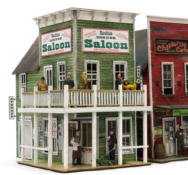 Banta Modelworks 2111 - Roubies Saloon - HO Scale Kit - Midwest Model ...