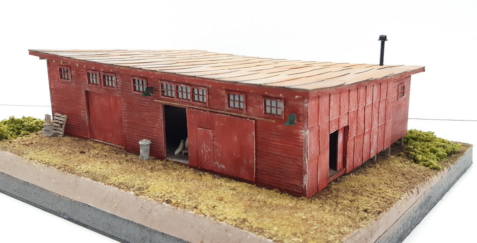 Rail Scale Models HO-0135 - Boone Warehouse - HO Scale Kit - Midwest ...