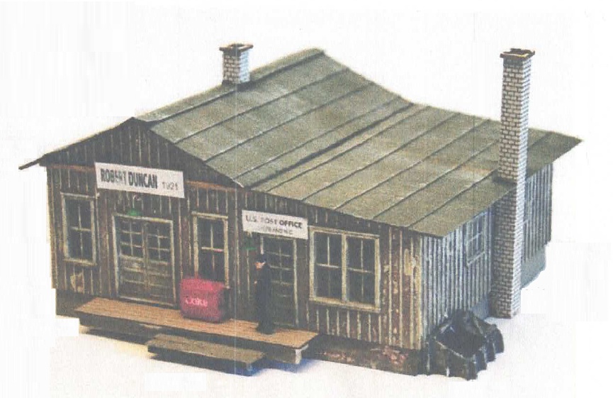 Rail Scale Models HO-2220 - Penwood Rural Post Office - HO Scale Kit ...