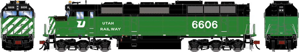 PRE-ORDER: Athearn Genesis 2636 - EMD F45 (DCC and Sound) Utah Railway (UTAH) 6606 'Ex-BN' - HO ...