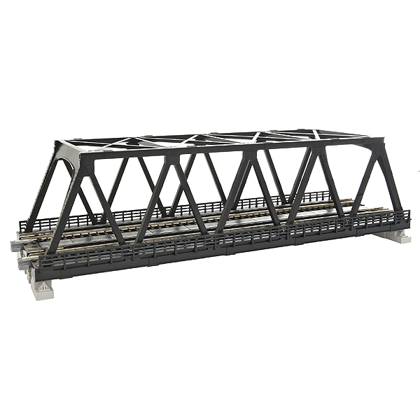 Kato 20-457 - 186mm (7 5/16") Double Track Plate Girder Bridge, Gray ...