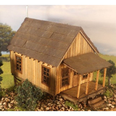 Phoenix Model Buildings 2048 - Carl's Cabin - HO Scale Kit - Midwest ...