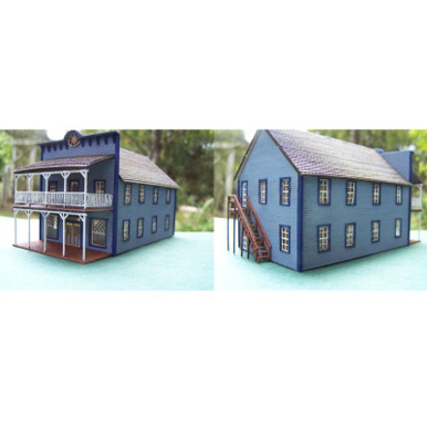 Phoenix Model Buildings 3022 - 1880s Gem Hotel or Zelda's B&B - N Scale ...