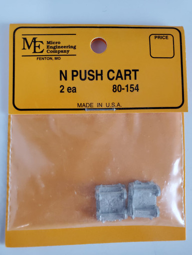 Micro Engineering 80-154 - N Push Carts (2) - Midwest Model Railroad