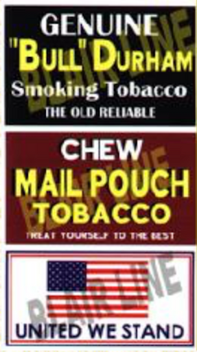 Blair Line 2255 - Barn Sign Decals - Set #6 - Chew Mail Pouch, United ...