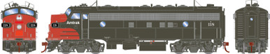 PRE-ORDER - Athearn Genesis 19692 - EMD FP7A w/ Tsunami2 DCC & Sound Amtrak (AMTK) 118 - HO ...