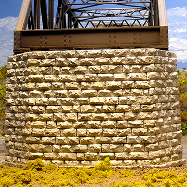 Chooch Enterprises 8432 - Cut Stone Double Track Pier - HO Scale ...