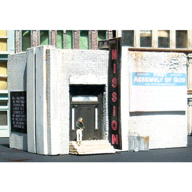 Downtown Deco 2016 - 1st Street Rescue Mission - N Scale Kit - Midwest ...