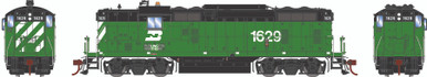 PRE-ORDER: Athearn Genesis 1253 - EMD GP7 (DCC and Sound) Burlington ...