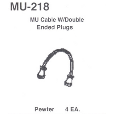 Details West MU-218 - MU Cable W/ Double Ended Plugs - HO Scale ...