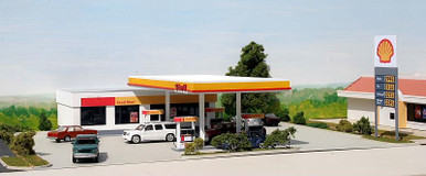 Summit Customcuts SH-001 - Shell Gas Station - HO Scale Kit - Midwest ...
