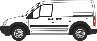 Oxford Diecast NFTC005 - Ford Transit Connect white - N Scale - Midwest ...