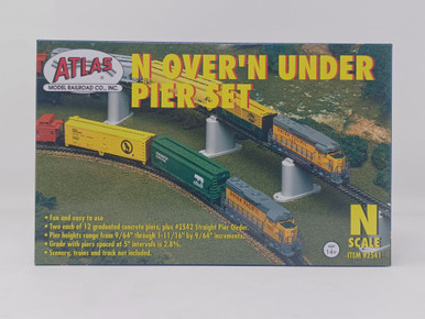 Atlas 2541 - 25-Piece Pier Set - N Scale Kit - Midwest Model Railroad