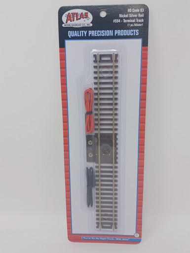 Atlas 554 - Code 83 9" Terminal Track With Wire - HO Scale - Midwest ...