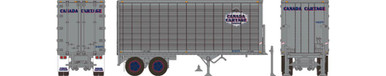 Rapido 403086 - 26' Can-Car Dry Van Trailer Canada Cartage 8H0386 - HO ...
