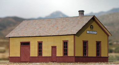 Motrak Models 83021 - Cimarron Depot - HO Scale Kit - Midwest Model ...