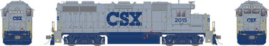 Rapido 38509 - EMD GP38 (DCC and Sound) CSX (CSXT) 2015 - HO Scale - Midwest Model Railroad