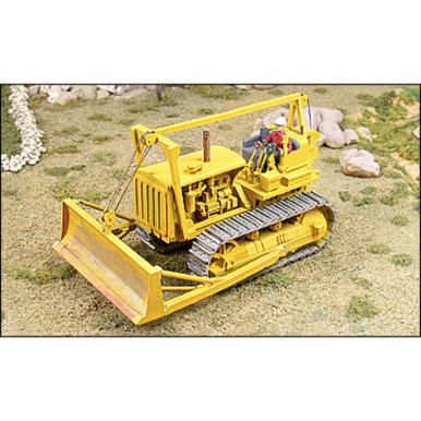 GHQ 61-006 - 1940s Bulldozer w/ Figure - HO Scale Kit - Midwest Model ...