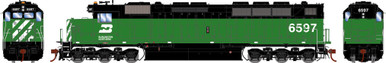 PRE-ORDER: Athearn Genesis 2002 - EMD SDP45 DC Silent Burlington Northern (BN) 6597 - HO Scale ...