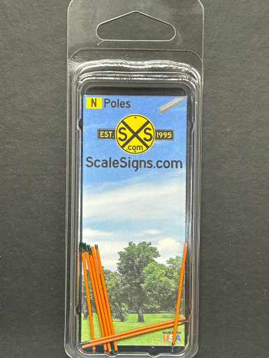 ScaleSigns N-1001v3 - Construction signs (Orange) - N Scale - Midwest ...