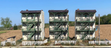 Motrak Models 13403 - Earl Smallshaw's Tenement Row - N Scale Kit ...