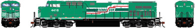 PRE-ORDER: Athearn Genesis 2065 - GE AC4400CW (DCC and Sound) Ferrosur (FSRR) 4416 - HO Scale ...