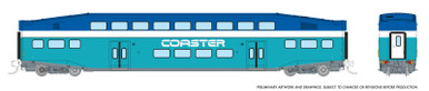 PRE-ORDER: Rapido 546012A - Bilevel Commuter Car Coaster (SDNX) Single ...