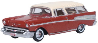 Oxford Diecast 87CN57008 - 1957 Chevrolet Nomad Adobe Beige/sierra Gold ...