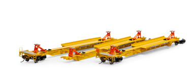 Athearn 41095 - 57' Trinity Spine Car Articulated 3 Unit Set TTRX ...