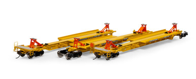Athearn 41096 - 57' Trinity Spine Car Articulated 3 Unit Set TTRX ...