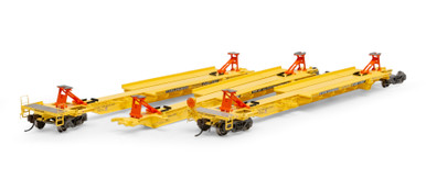 Athearn 15533 - 57' Trinity Spine Car Articulated 3 Unit Set TTRX ...