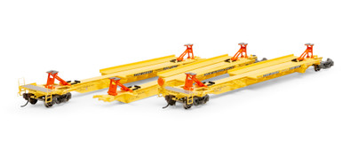 Athearn 15535 - 57' Trinity Spine Car Articulated 3 Unit Set TTRX ...