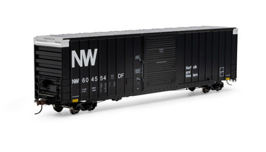Athearn 72844 - 60' ICC Hi-Cube Box Car Norfolk & Western (NW) 604554 ...