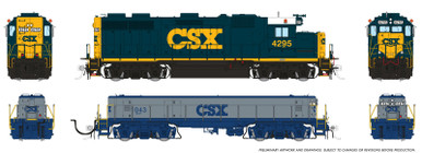 PRE-ORDER: Rapido 39533 - EMD GP39 Mother+Slug (DCC and Sound) CSX ...