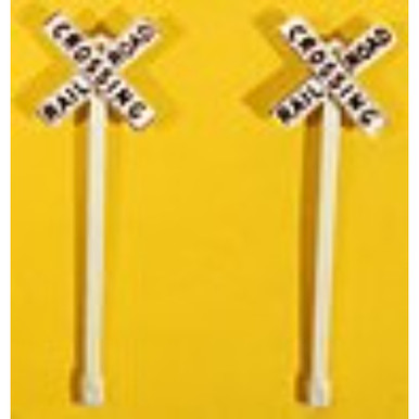 JL Innovative 845 - Railroad Crossbuck Signs (2) - HO Scale - Midwest ...