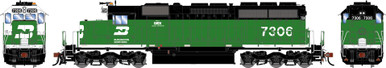 PRE-ORDER: Athearn 2838 - EMD SD40G (DC Silent) Burlington Northern (BN ...