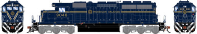 PRE-ORDER: Athearn 2854 - EMD SD40M-2 (DC Silent) Morrison Knudsen (MKCX) 9046 - HO Scale ...
