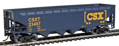 Walthers Trainline 931-1425 - Offset Hopper CSX (CSXT) 23497 - HO Scale - Midwest Model Railroad