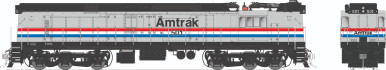PRE-ORDER: Rapido 52526 - GE E44a Electric (DCC and Sound) Amtrak (AMTK) 501 Ph III - HO Scale ...
