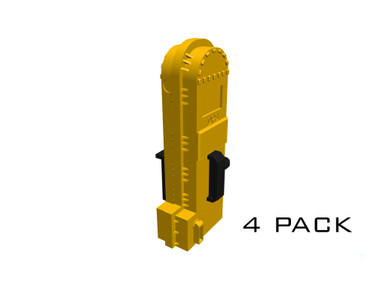 Wallace Locomotive Works SCAL-004A - Scal-EOT DPS-200 Orange 4 Pack ...