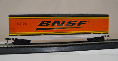Value Trains USA HO10213 - ACF 50'6" Boxcar BNSF 1995 Orange Heritage ...