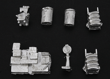 Bar Mills 0205 - Various Street Stuff - HO Scale - Midwest Model Railroad
