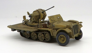 Trident Miniatures 87100 - SdKfz 10-Series Half-Track 10/4 with 2cm ...